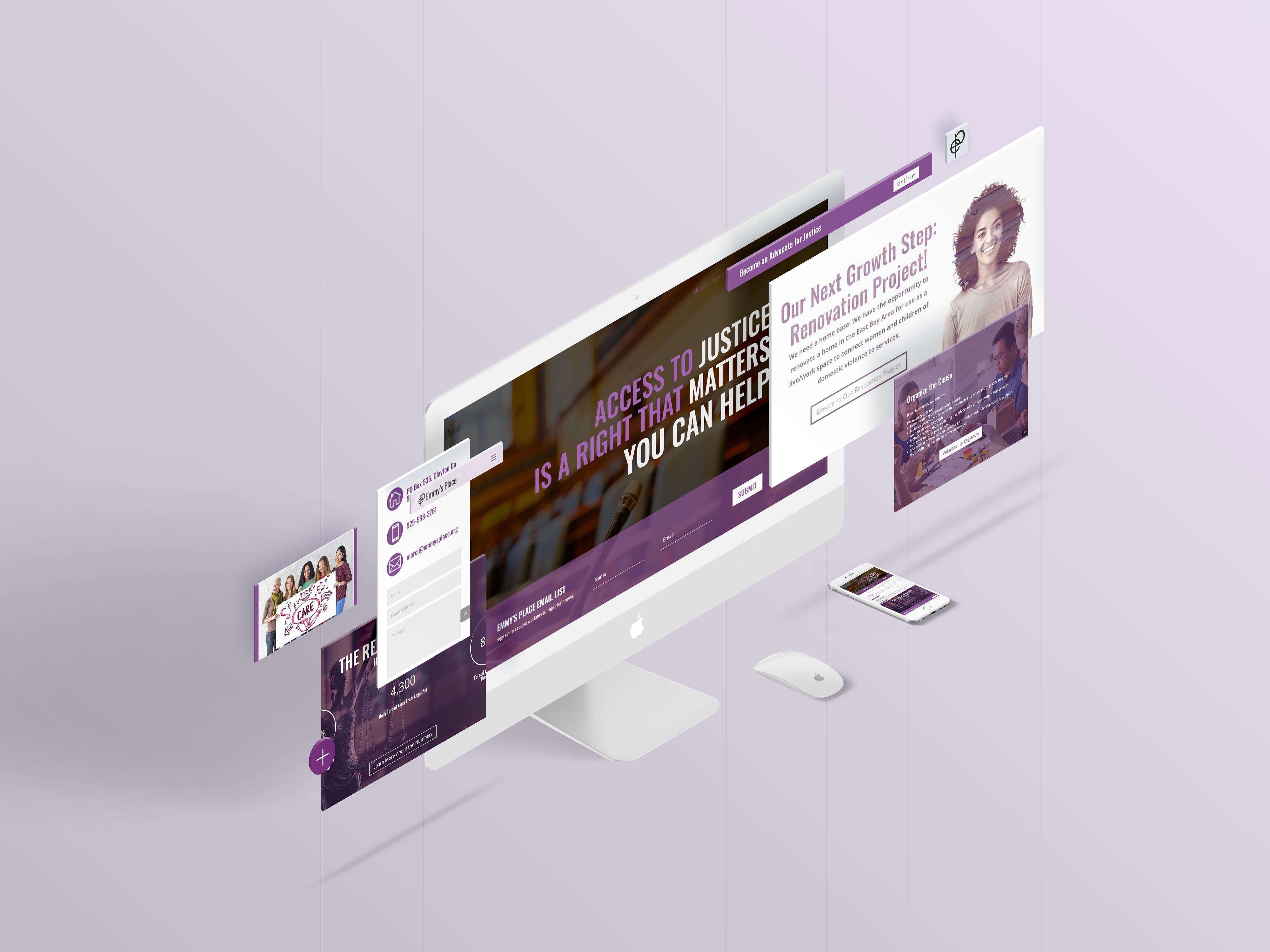 Screens Mockup | Keene Web Design